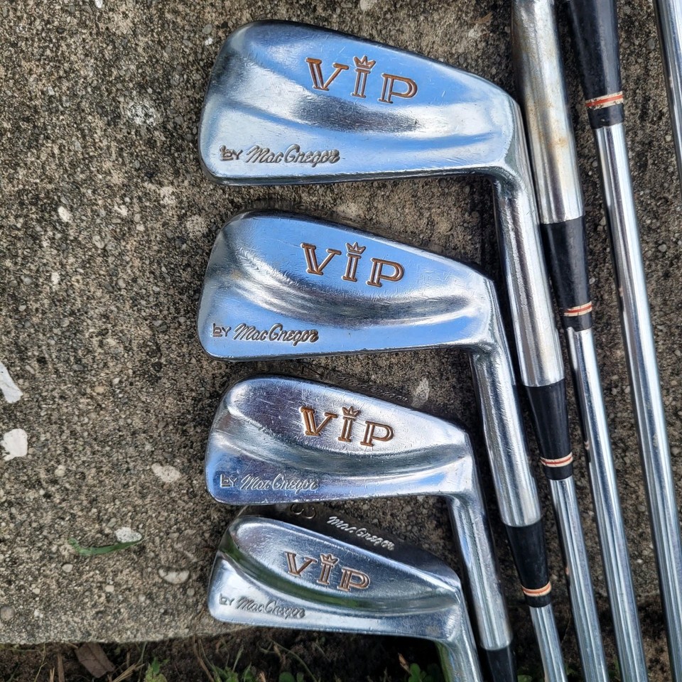 MacGregor VIP Iron Set 3-PW Steel Shafts #3 Rh Needs Grips | eBay