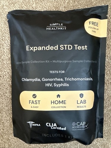 Expanded STD Test Kit- Simple Health Kit | eBay