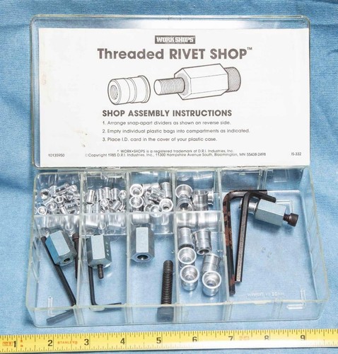 Lot of Threaded Rivets with Organizer | eBay
