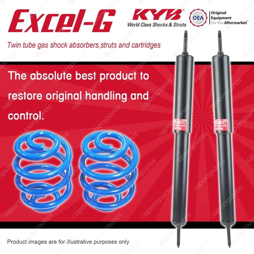 Rear KYB EXCEL-G Shock Absorbers + Sport Low Coil Springs for FORD ...