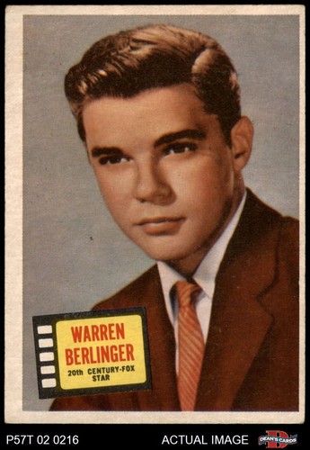 1957 Topps Hit Stars #76 Warren Berlinger 3 - VG P57T 02 0216 | eBay