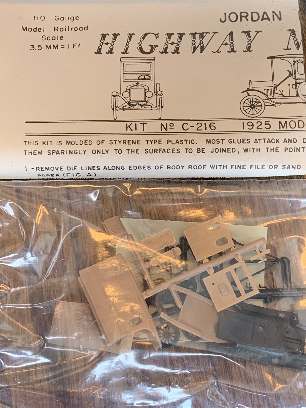 Jordan Products Highway Miniatures HO C-216 Ford Panel Truck | eBay