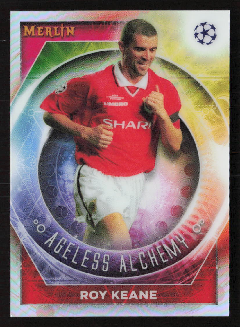 2023 Topps Chrome Merlin UEFA #AA-5 Roy Keane Ageless Alchemy Refractor ...