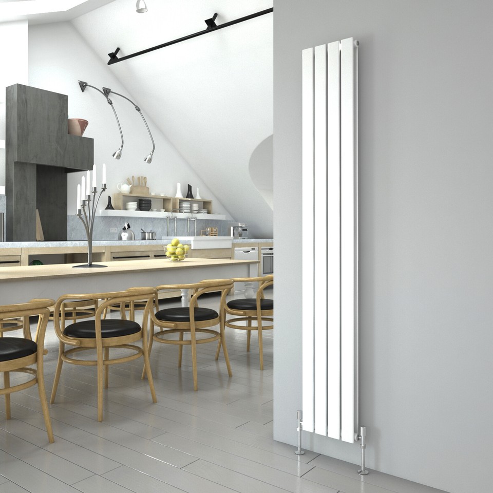 Flat Panel Radiator Central Heating Double Designer Rads with FREE ...