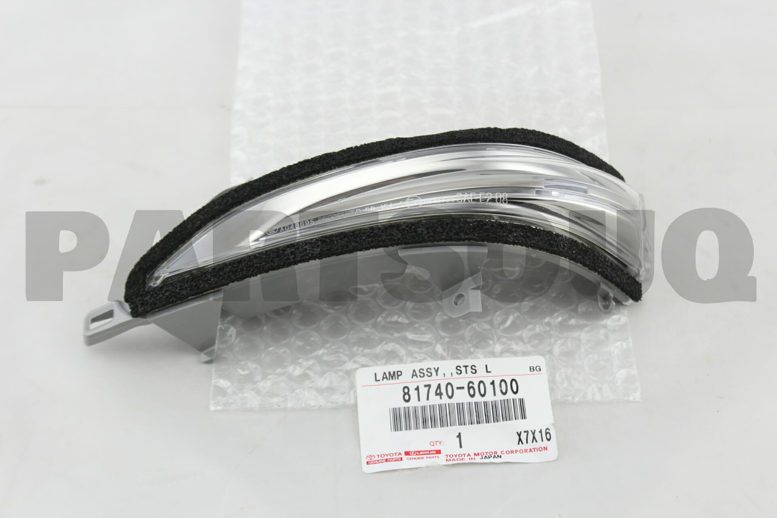 8174060100 Genuine Toyota LAMP ASSY, SIDE TURN SIGNAL, LH 81740-60100 ...