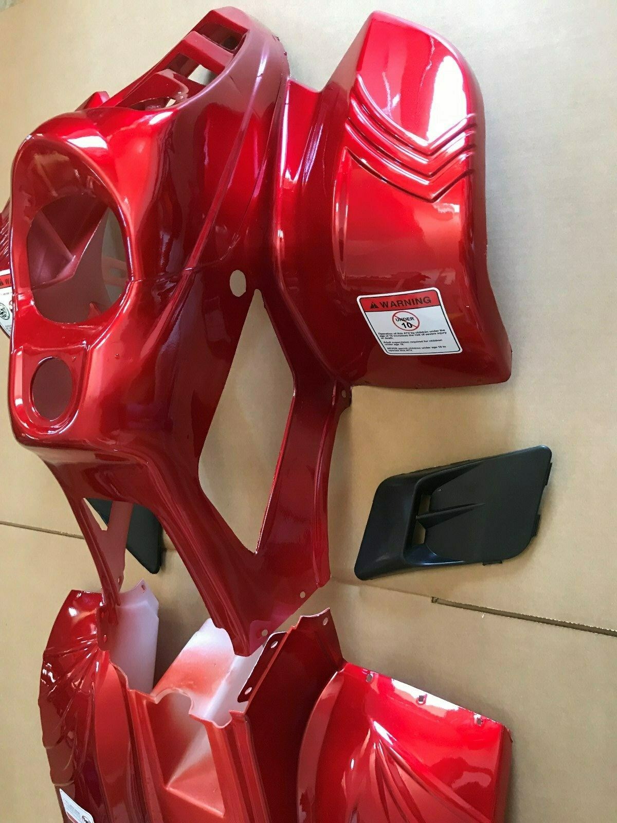 ATV Body Plastic Fender & vents for Taotao ATA-110B 110cc Pather Red or ...