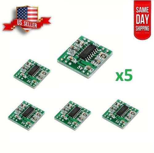 5pcs PAM8403 Mini 2 Channel Stereo 3W Class D Audio Power Amplifier ...