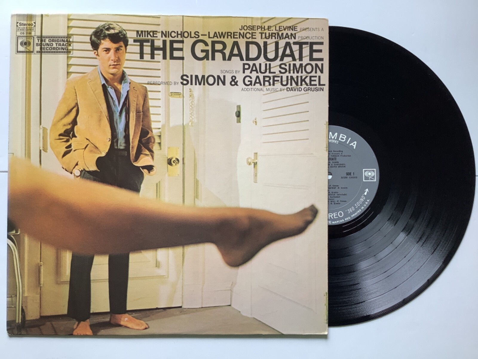 Simon/Garfunkel THE GRADUATE Soundtrack, Rare stereo 1968 M- LP, 2-Eye ...