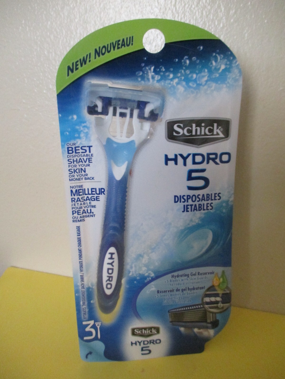 Schick Hydro 5 Disposable Razors for Men (3-Count) for sale online | eBay