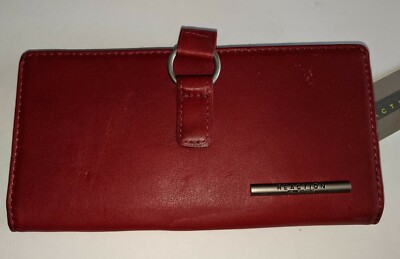 Kenneth Cole Checkbook Wallet,Red | eBay