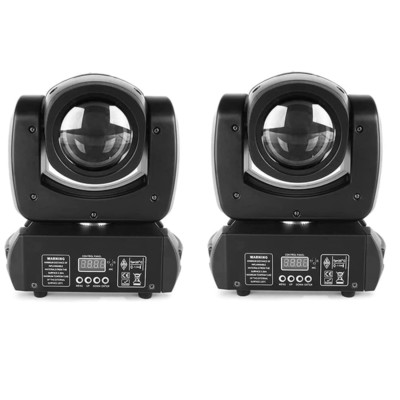 2PCS 150W 8 Facet Prism Gobo Moving Head Light Beam RGBW LED DMX Stage ...
