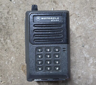 Motorola MTX-810 Handie-Talkie FM 2-Way Radio Walkie Talkie Untested | eBay