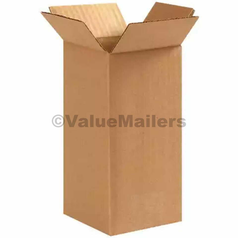 4x4x8 Cardboard Shipping Boxes Cartons Packing Moving Mailing Box 50 ...