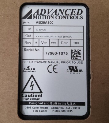 Drives & Amplifiers - Advanced Motion Control