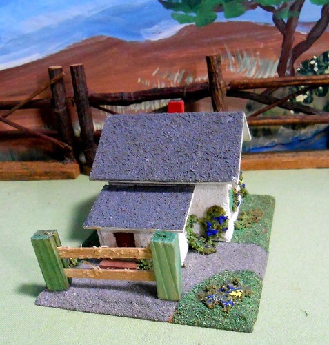 West Germany Putz Wood House - German, Stucco, 2" | eBay
