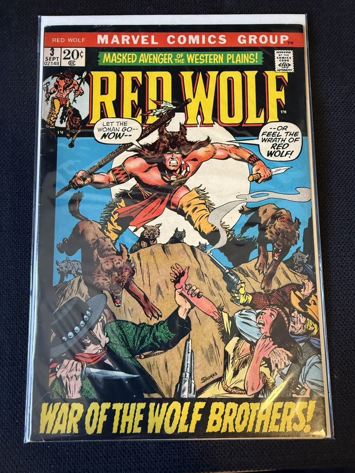 Vintage Marvel RED WOLF COMICS BOOKS (1972-73) 7 Book Lot. Mid-grade | eBay