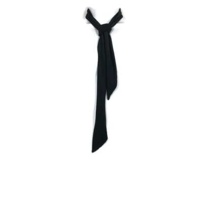 Skinny Necktie Black and White Narrow Necktie Skinny Tie Women Lycra ...