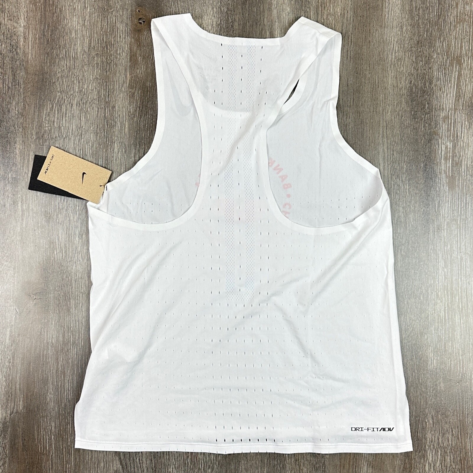 Nike Men's AeroSwift Running Singlet BOA Chicago Marathon 2023 White ...