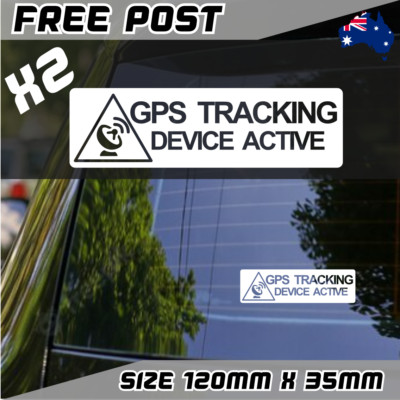 GPS Tracking X2 Sticker Decal Vinyl Car Camera Recording Dashcam ...