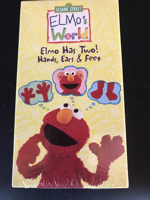 Elmos World - Elmo Has Two Hands, Ears Feet (VHS, 2004) for sale online ...