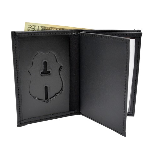 Perfect Fit Federal Reserve Police Badge Wallet Recessed Double ID Mens ...