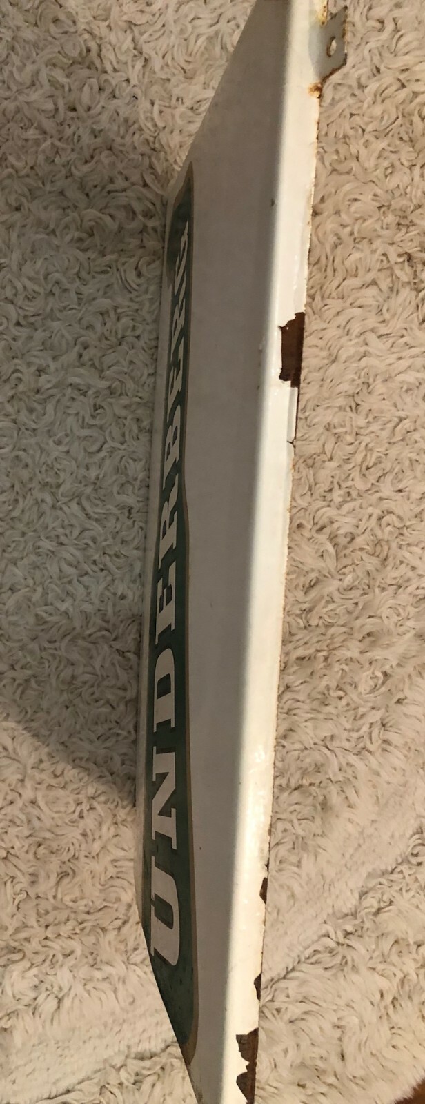 VINTAGE METALLIC SIGN ADVERT UNDERBERG DIGESTIVE DRINK 1960s | eBay