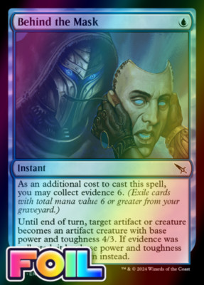 x1 Behind the Mask MKM MTG 39 FOIL COMMON M/NM 1x | eBay