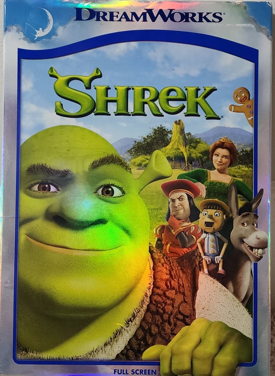 Portada Original Del Dvd De Shrek Custom 4K UHD Blu Ray DVD Free