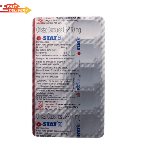 PACK OF 50 O-STAT 60mg Weight Loss And Weight Management Tablet 100 ...