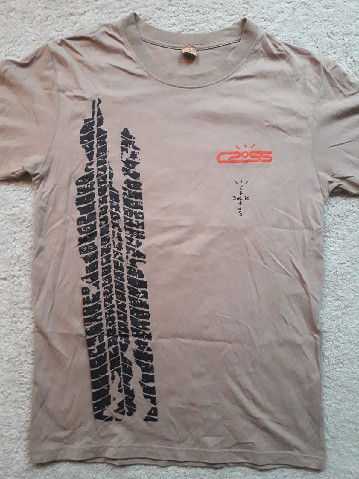 TRAVIS SCOTT Cross Circuit Cactus Jack T Shirt M 2019… - Gem