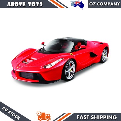 Bburago 1:18 Scale Ferrari La Ferrari Red With Black Top Diecast Car ...