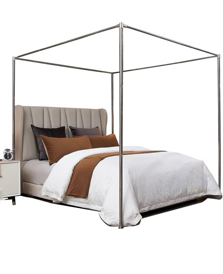 Canopy Bed Frame, Stainless Steel Bed Canopy Frame | eBay