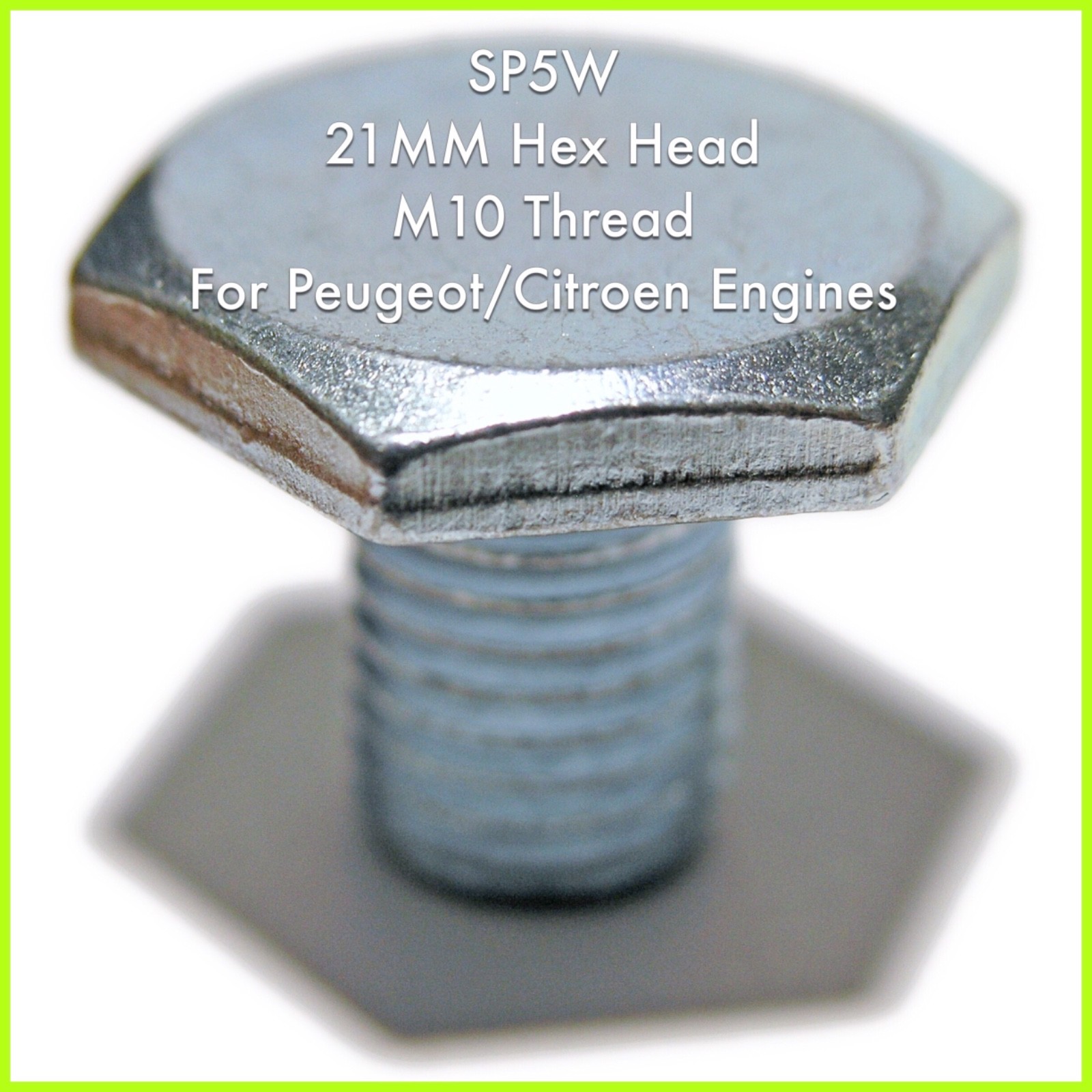 PEUGEOT/ CITROEN 1.4HDI 1.6D 1.9D 2.0 HDI SUMP PLUG&WASHER 031129 ...