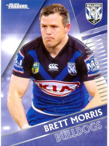 2018 NRL Traders Common card 028 Brett Morris - Bulldogs | eBay