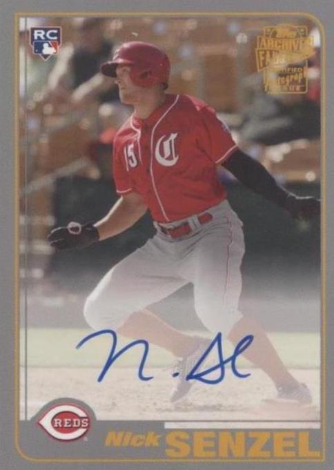 2019 Topps Archives - Fan Favorite Autographs 2001 Design Nick Senzel #FFA-NS Silver /99 (AU, RC ...