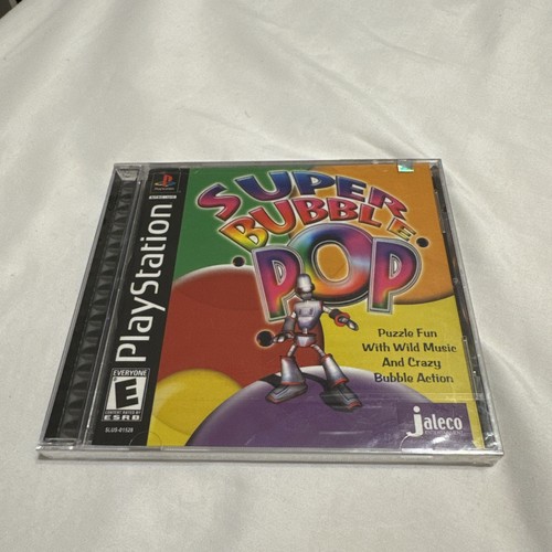 Super Bubble Pop Playstation PS1 Video Game New Y-Fold Shrinkwrap ...