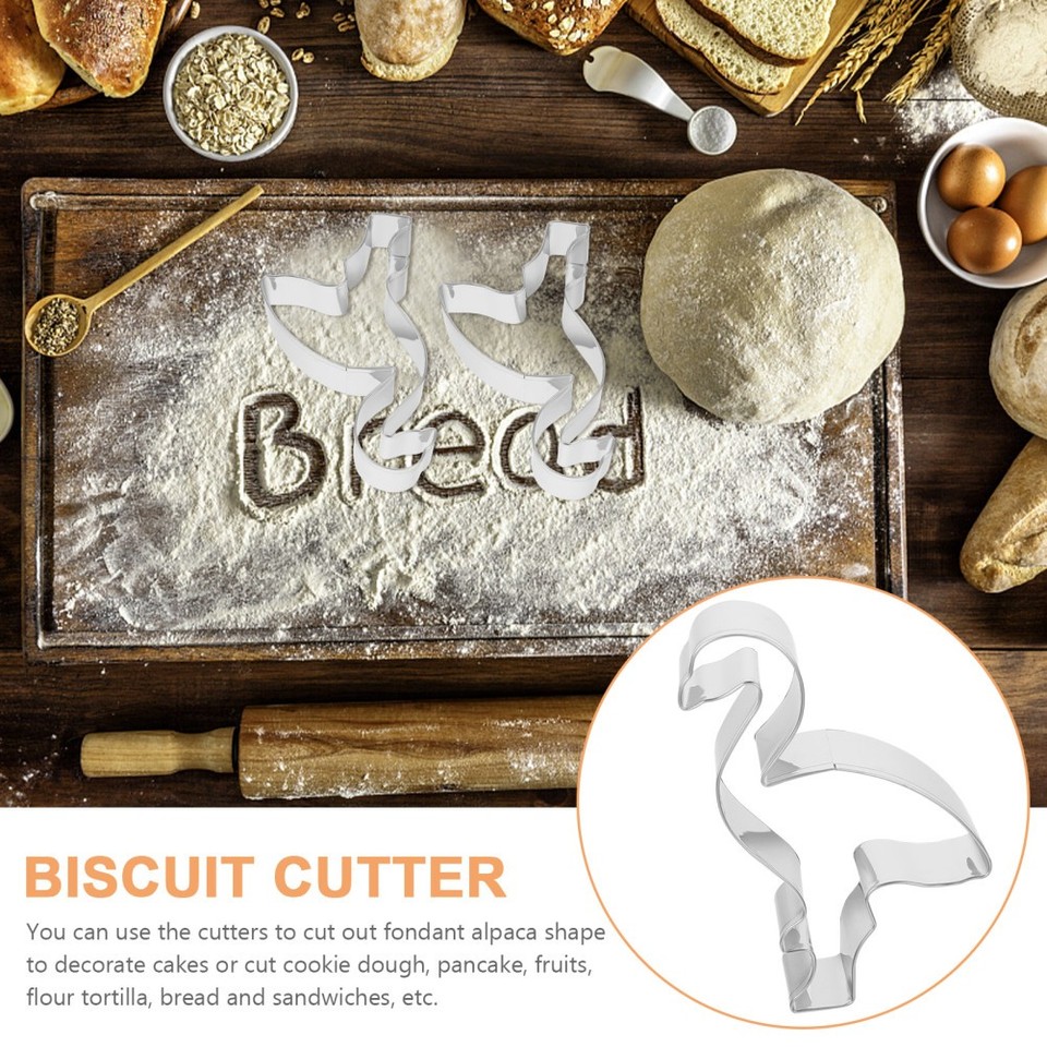 5 Pcs Stainless Steel Biscuit Cutter Baking Tools Cookie Mould for Home ...