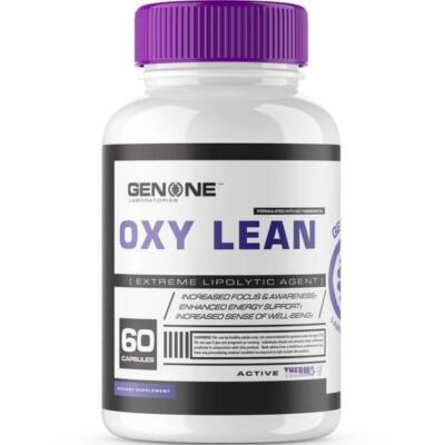GENONE Oxy Lean Premium Thermogénique 60 Caps Métabolisme Humeur ...