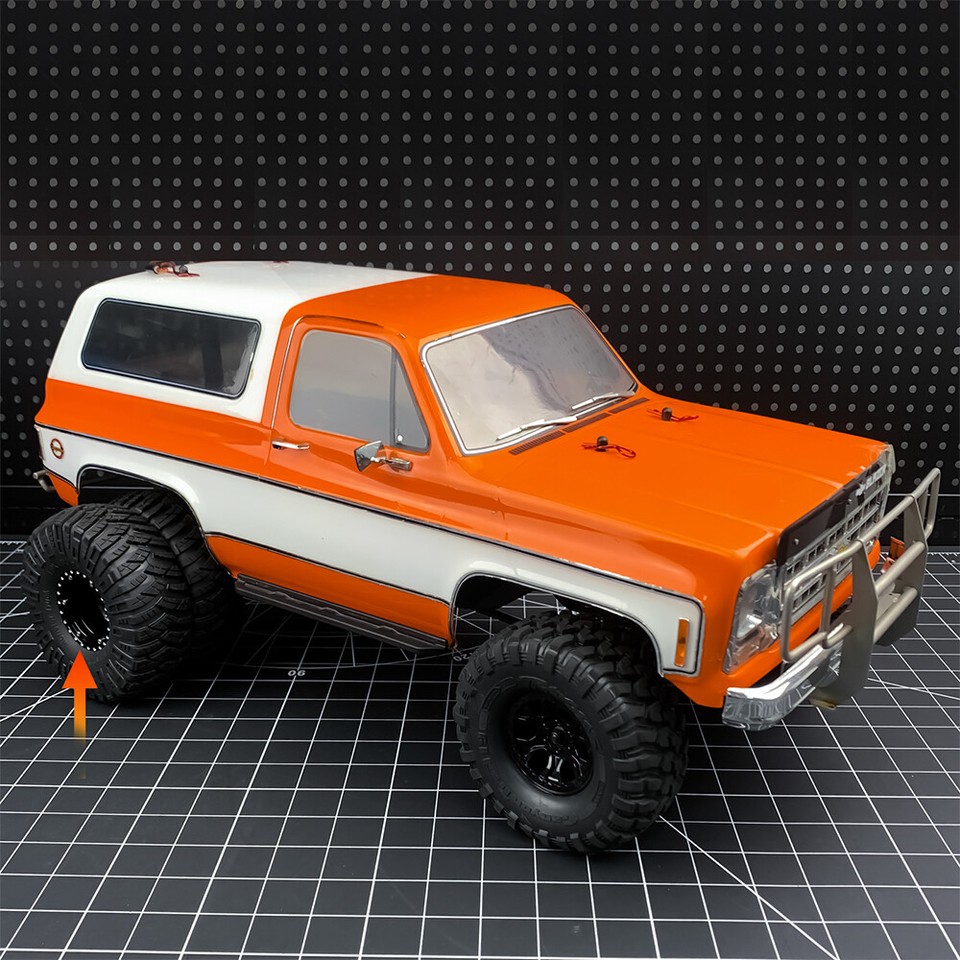 RCBATER 2/4Pcs 1.9" Dually Beadlock Wheel Rims for 1/10th RC Crawler ...