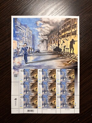 Ukraine rare stamps Ukrainian stamps full sheet + fdc Shadows of War | eBay