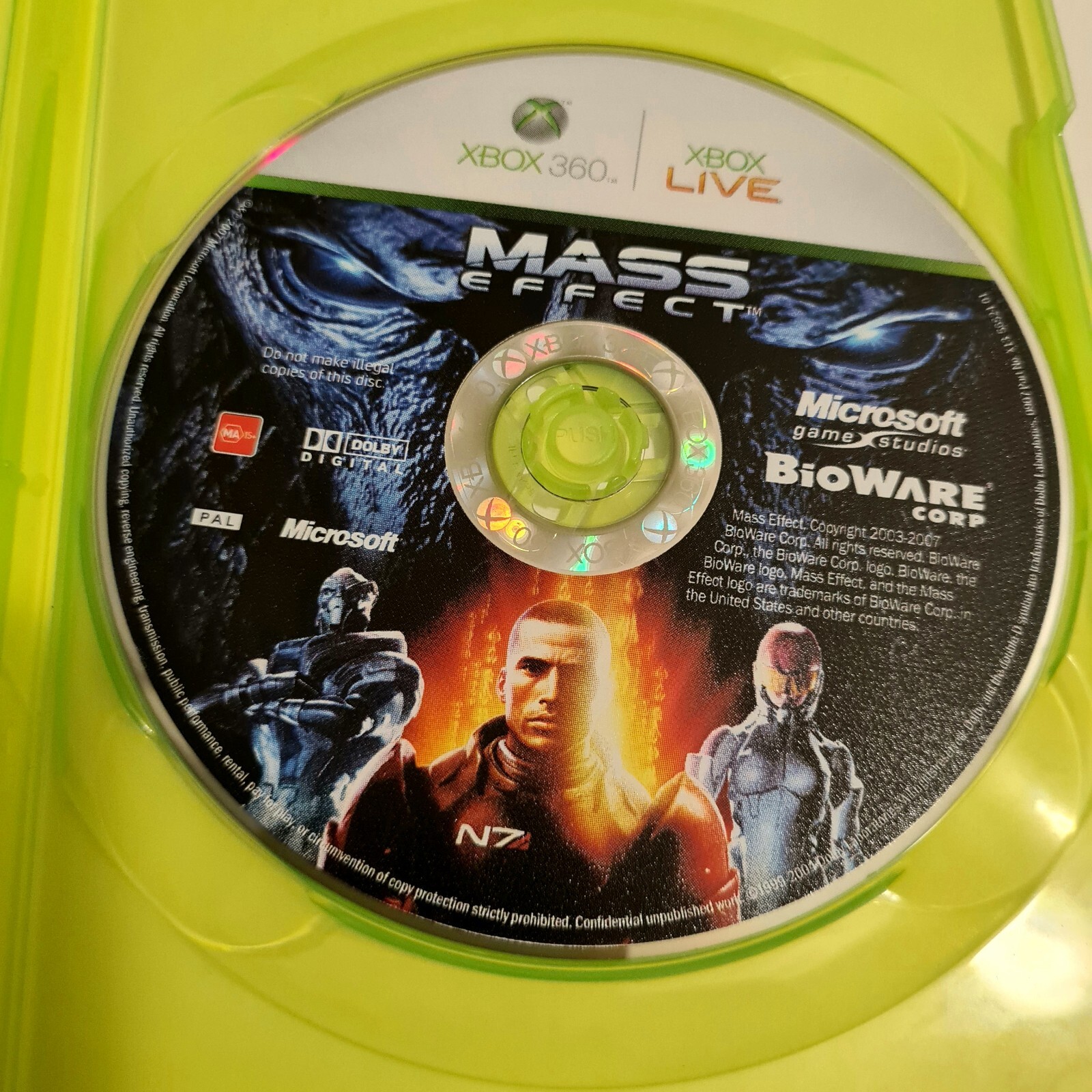 Mass Effect Xbox 360 Includes Manual Tested & Working 882224436144 | eBay
