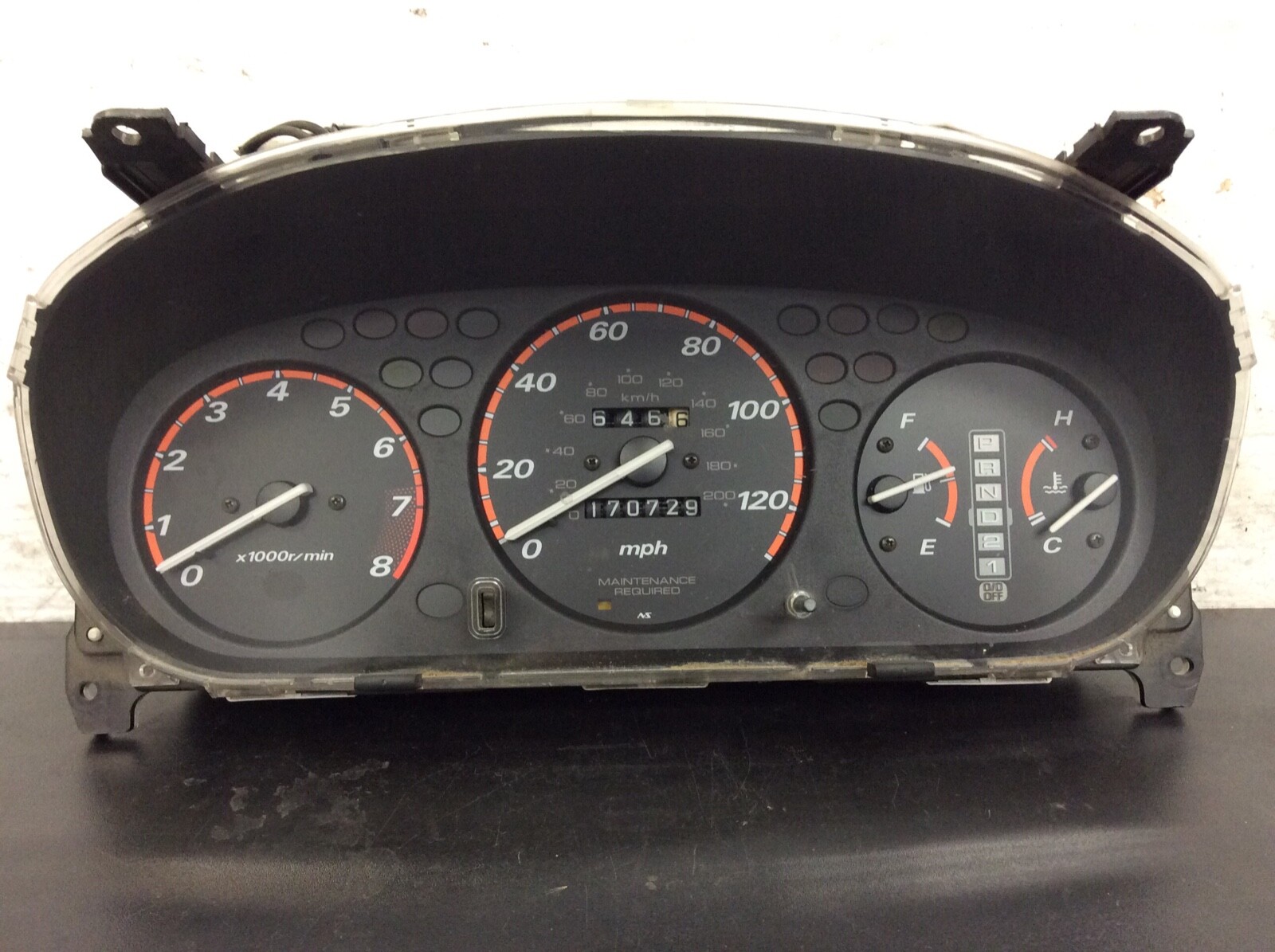 99-01 Honda CRV AT Instrument Cluster Speedo Tacho Meter Gauges 170k ...