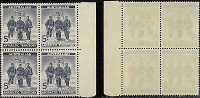 1961 AAT Hinged Tab Block 4x5D non-Overprinted 50thAnniversary South ...