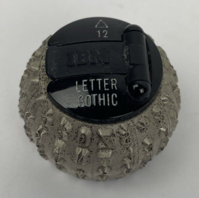 IBM Golf Ball Type Element 12 Pitch Letter Gothic For Selectric III ...