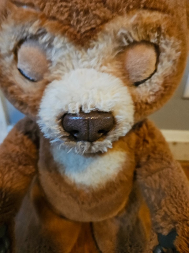 FurReal Cubby The Curious Bear Interactive Animatronic Talking Plush ...