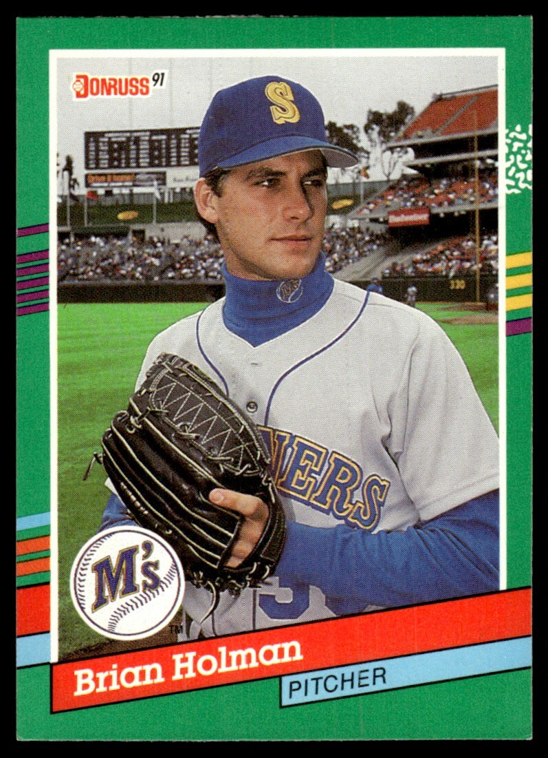 1991 Donruss #539 Brian Holman Seattle Mariners | eBay