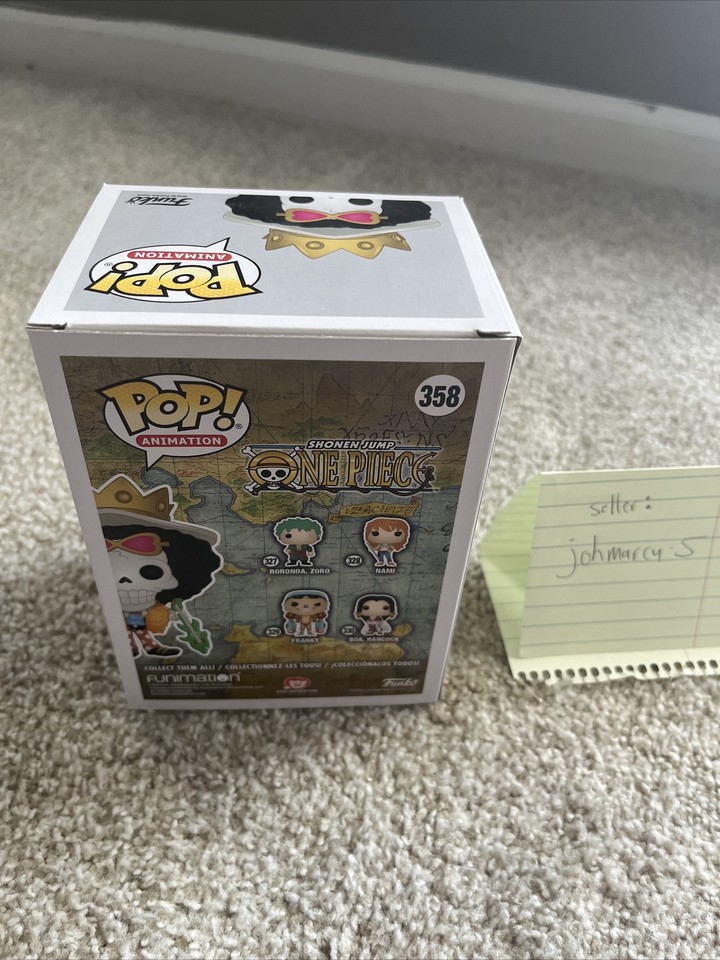 Funko Pop! One Piece: Brook (358), NYCC Shared Exclusive, With ...