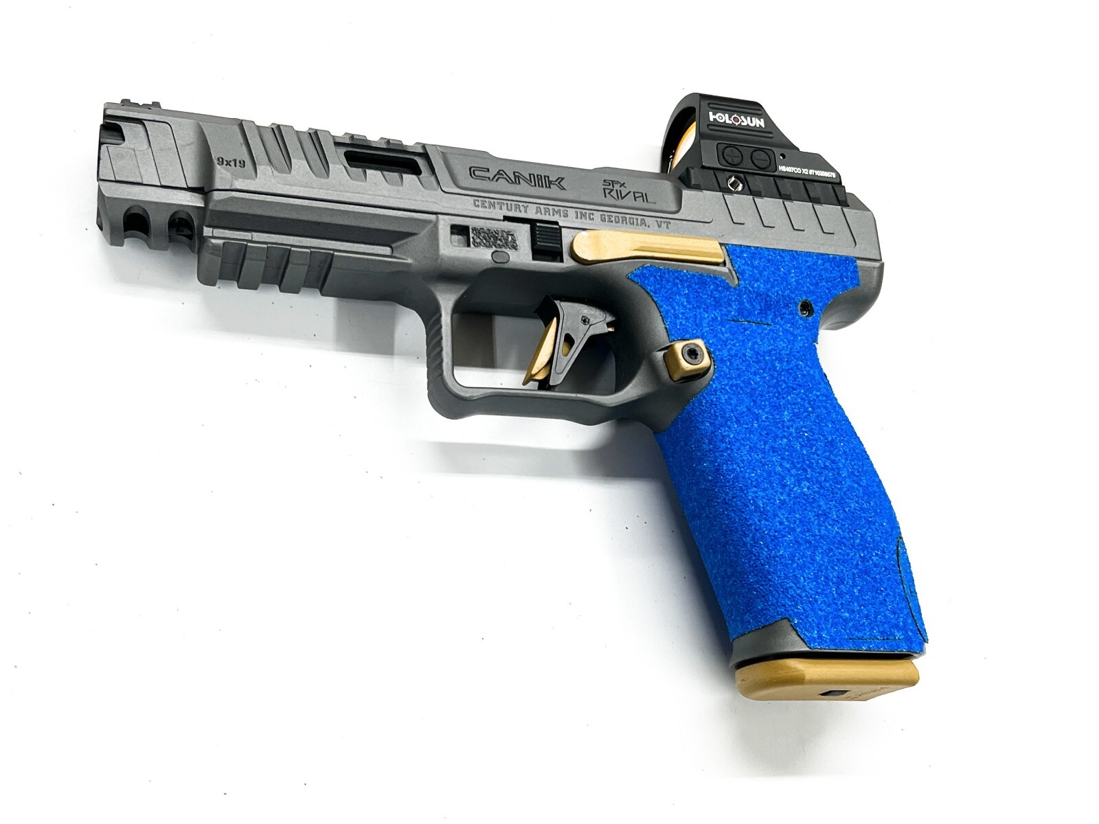 Handleitgrips BLUE Sandpaper Gun Grip Tape for CANIK PRODUCTS | eBay