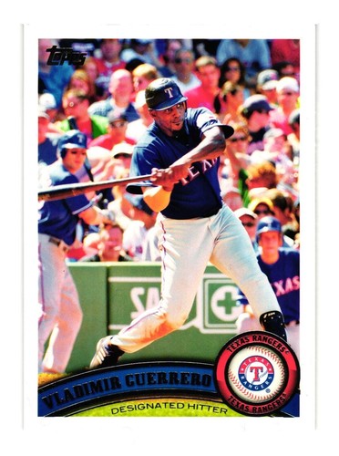 2011 Topps Baseball Vladimir Guerrero 67 Texas Rangers Designated ...