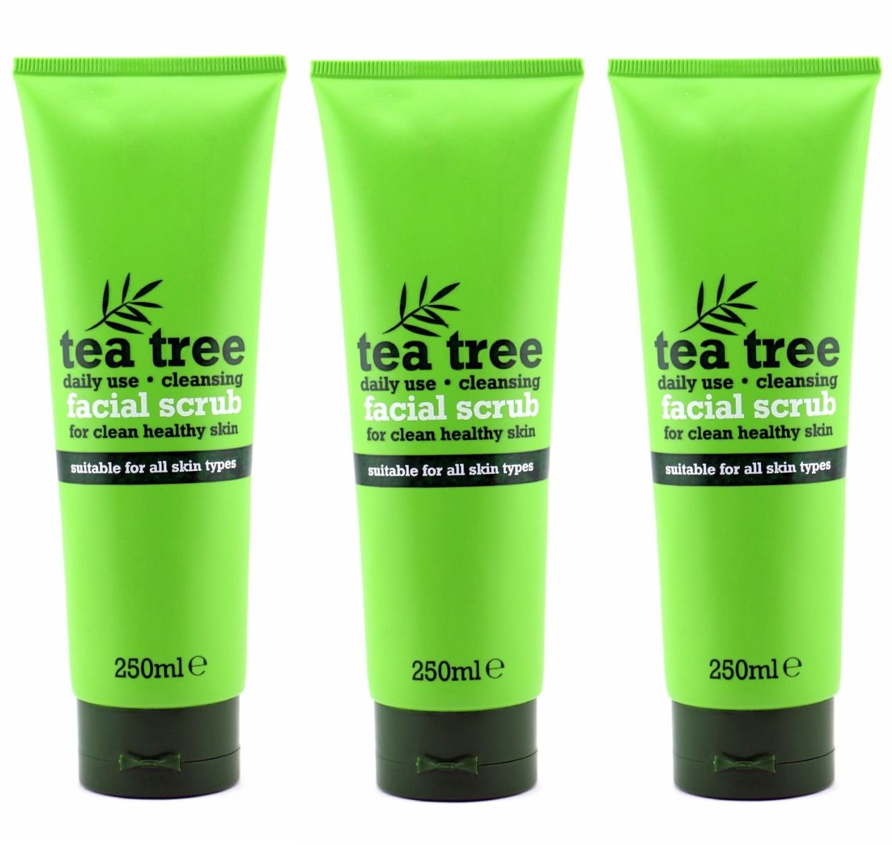 Tea Tree Facial Wash Cleansing Facial Scrub Exfoliating All Skin Types ...